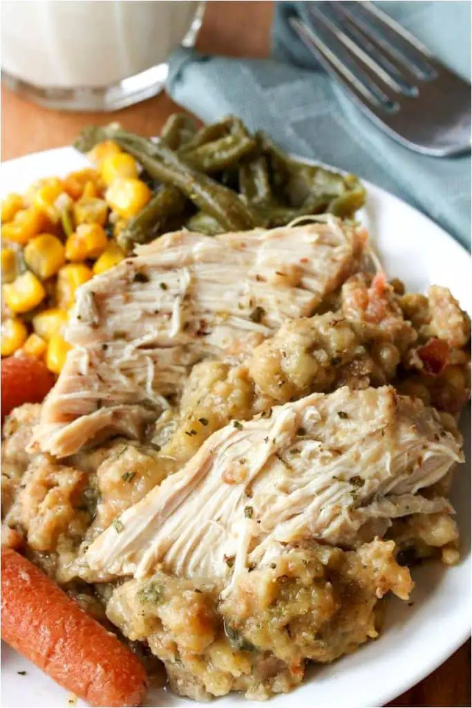 Crockpot Chicken & Stuffing Recipe
