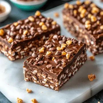 No-Bake Homemade Crunch Bars Recipe