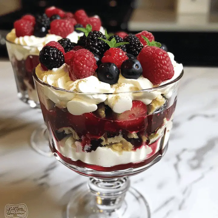 Mixed Berry Mini Trifles Recipe