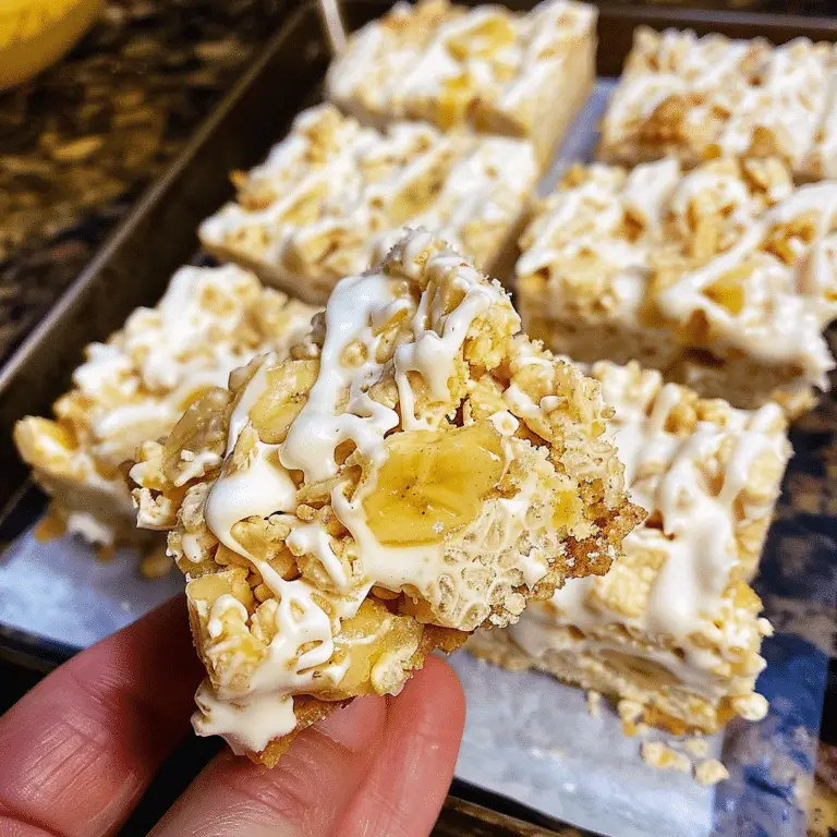 Banana Pudding Rice Krispie Treats Recipe