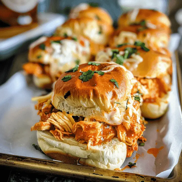 Buffalo Chicken Sliders Recipe