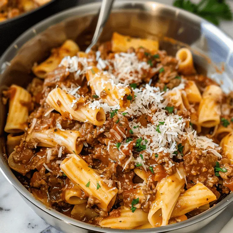 Beef Ragu Pasta Recipe