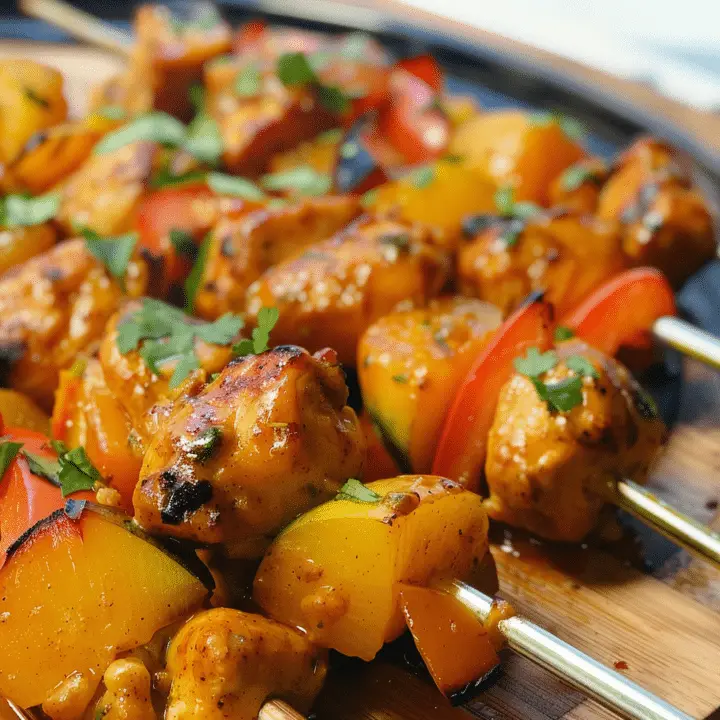 Curried Apricot Chicken Sosaties Recipe
