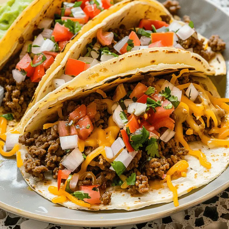 Easy Ground Beef Tacos Recipe