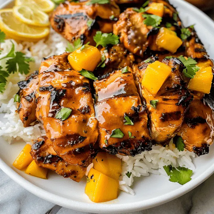 Grilled Mango Chicken Recipe