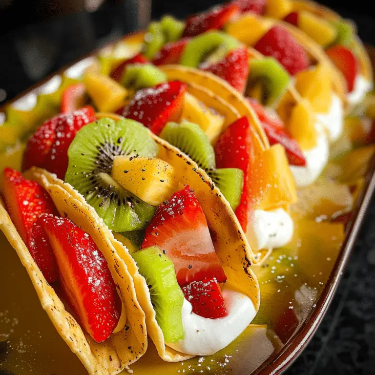 Fruit Tacos Recipe