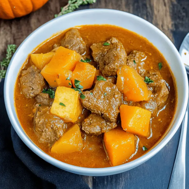 Beef Pumpkin Stew Recipe