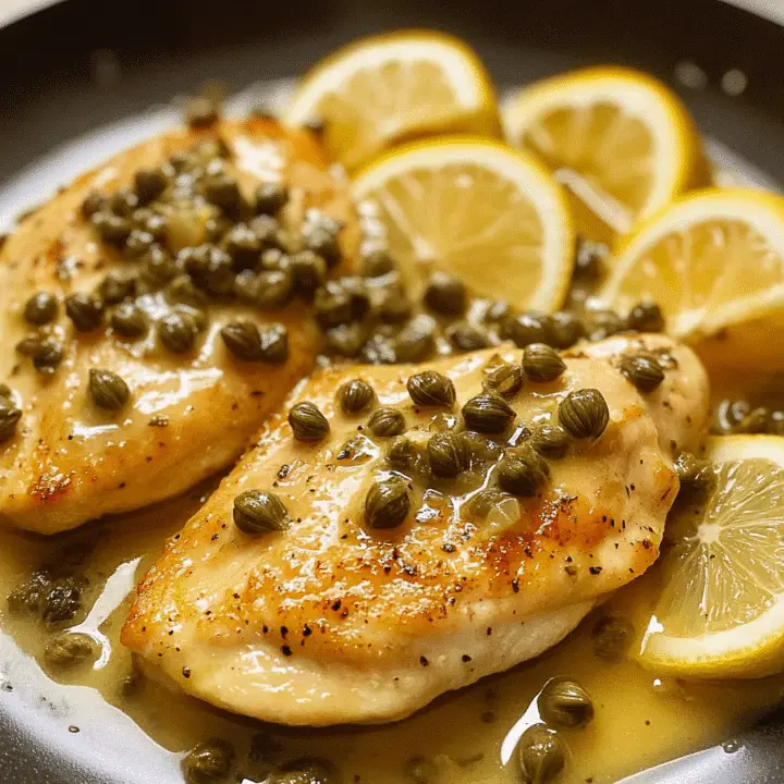 Chicken with Lemon-Caper Sauce Recipe