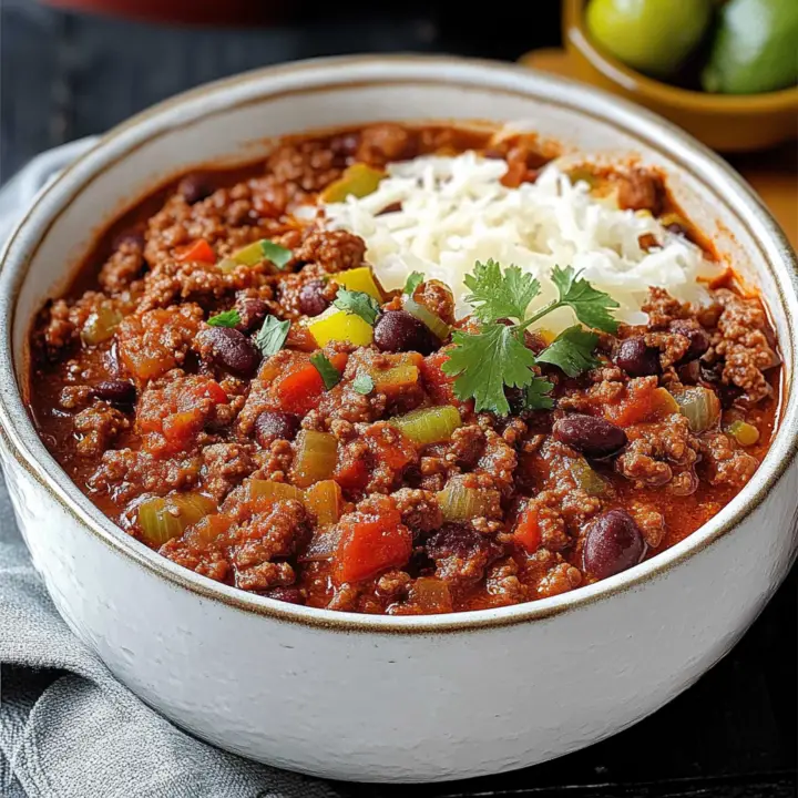 Easy Slow Cooker Chili Con Carne Recipe