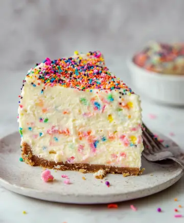 Confetti Sprinkle Cheesecake Recipe