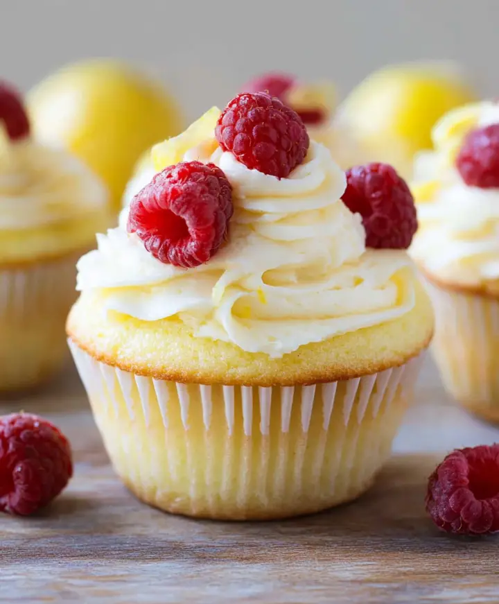 Raspberry Lemon Heaven Cupcakes Recipe