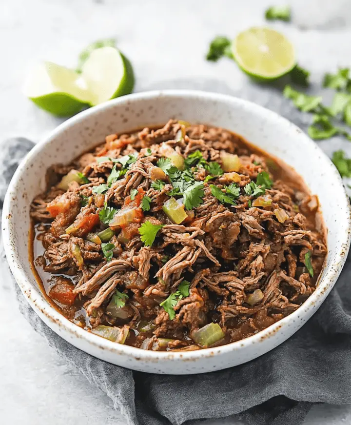 Slow Cooker Beef Machaca Recipe