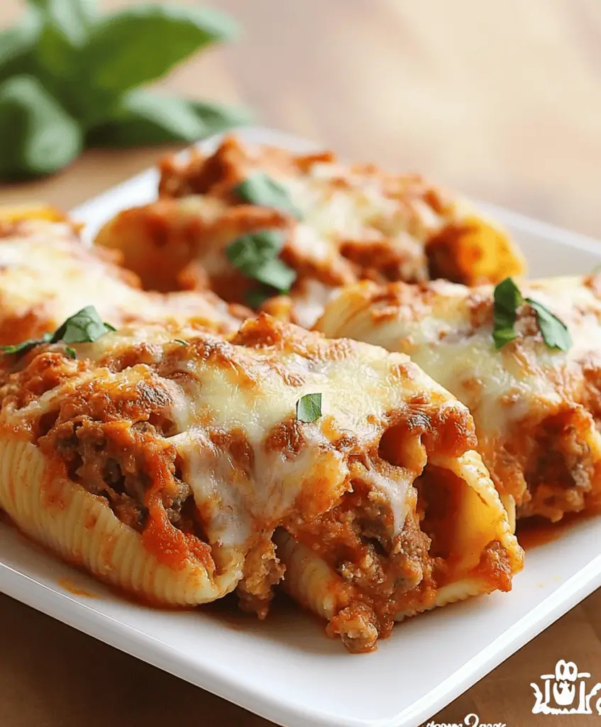 Baked Stuffed Shells Recipe