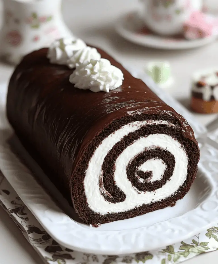 Choco Swiss Roll Delight Recipe