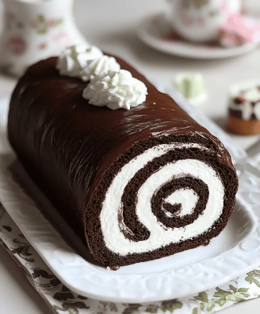 Choco Swiss Roll Delight Recipe