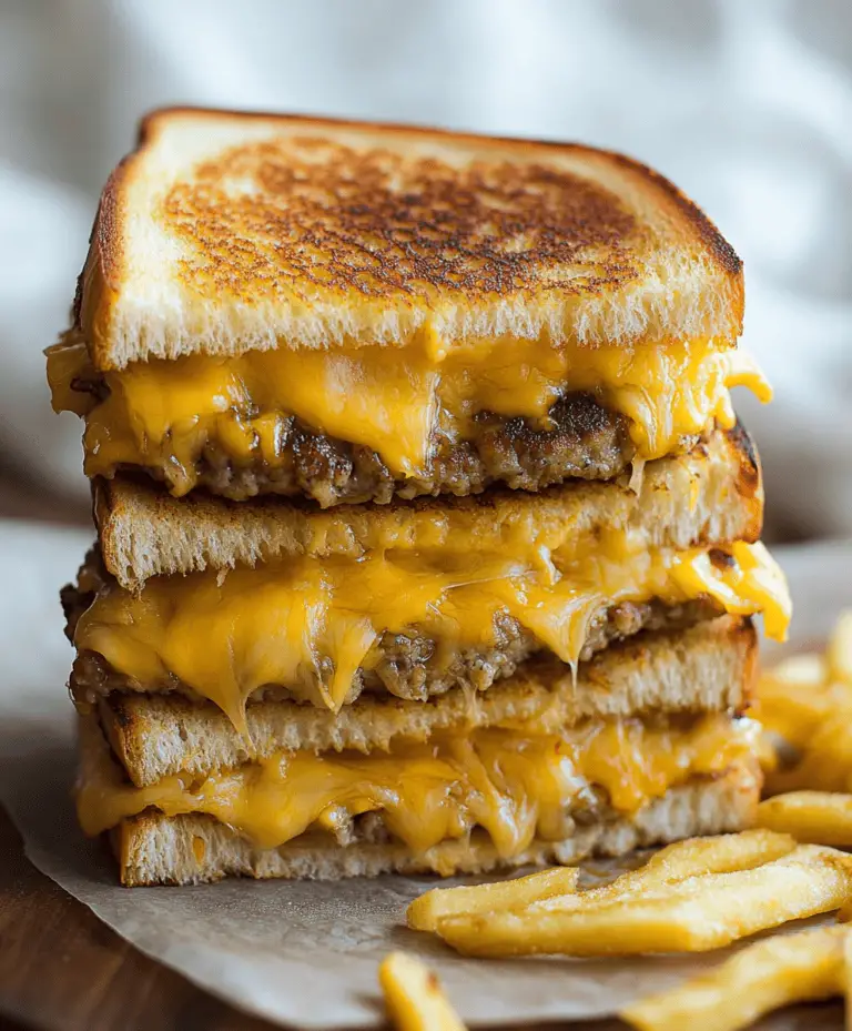 Grilled Cheese Patty Melts Recipe