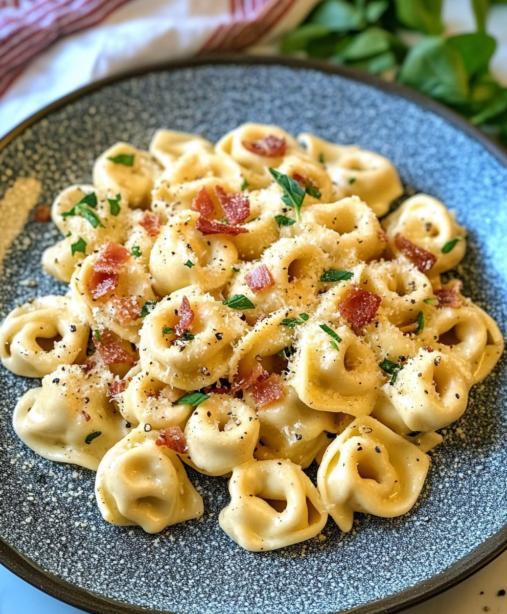 Tortellini Carbonara Recipe