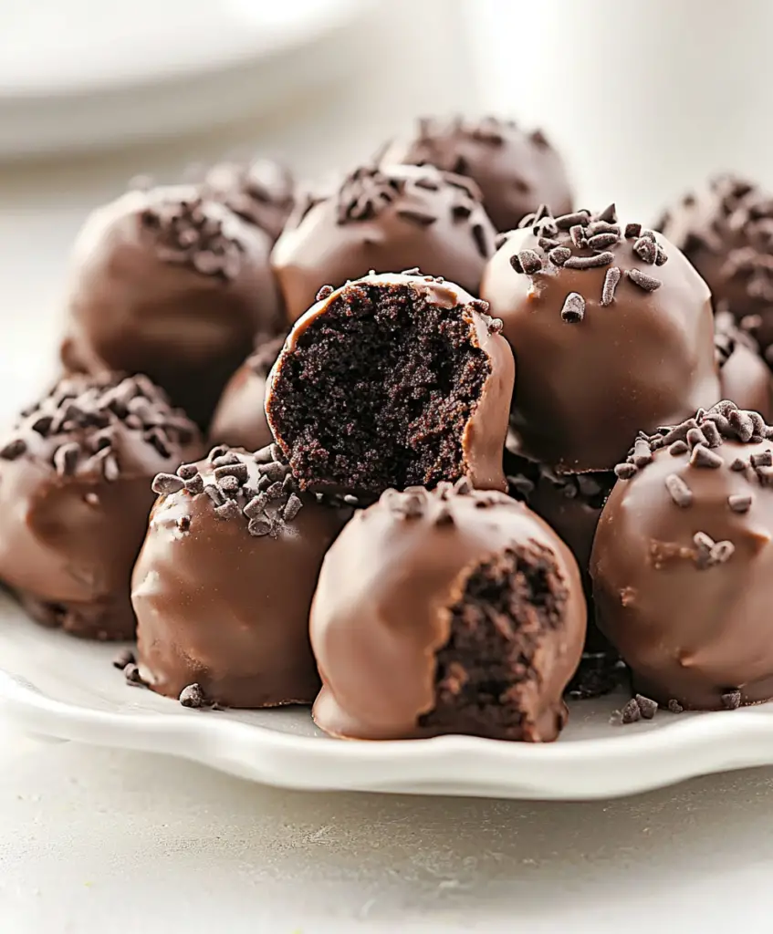 Easy Brownie Truffles Recipe