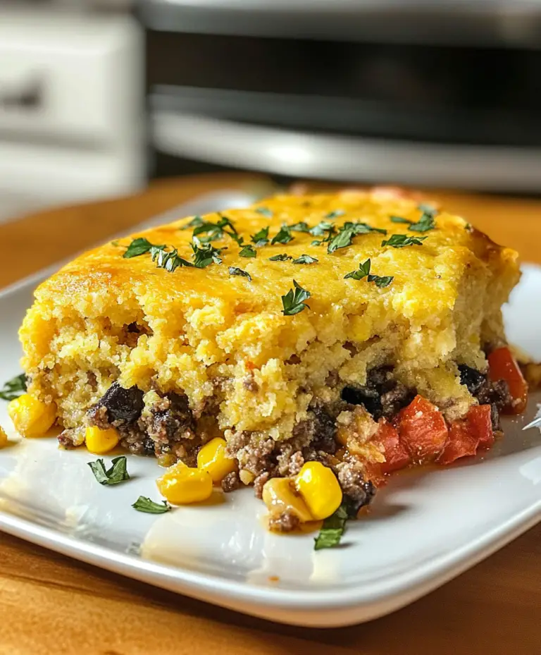 Easy Cowboy Cornbread Casserole Recipe
