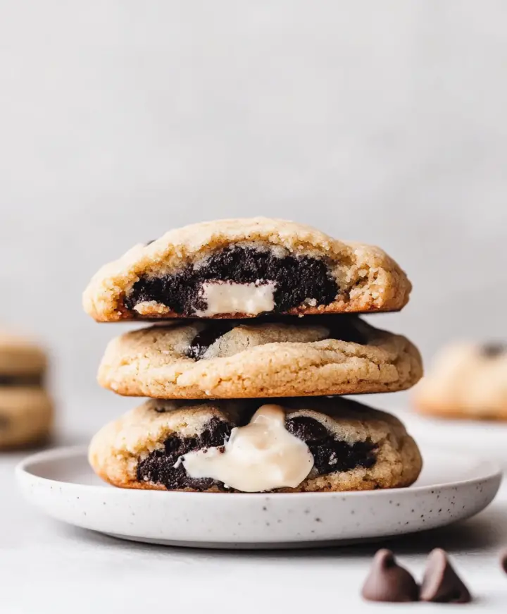 Oreo Stuffed Chocolate Chip Cookies Recipe