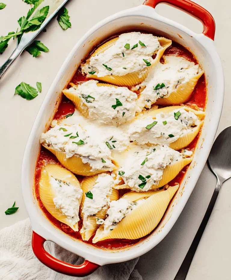 Ricotta Stuffed Shells Recipe