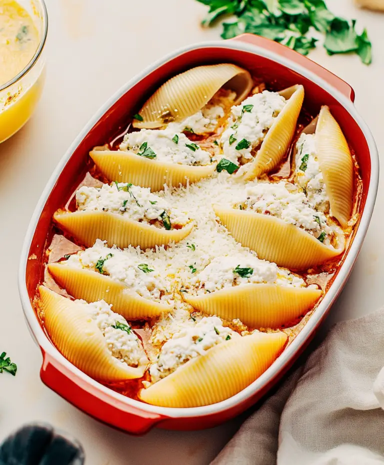 Ricotta Stuffed Shells Recipe