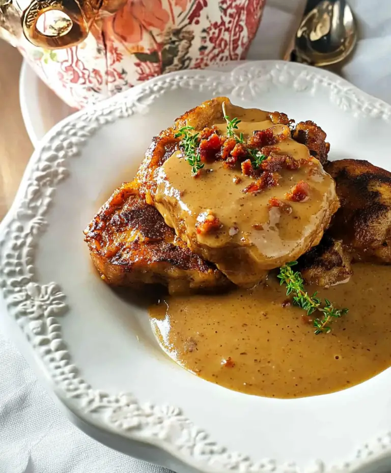 Country Fried Pork Chops With Bacon Gravy Recipe