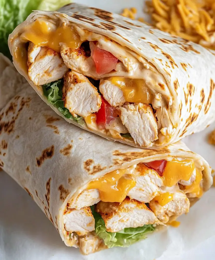 Delicious Chipotle Ranch Grilled Chicken Burrito Recipe