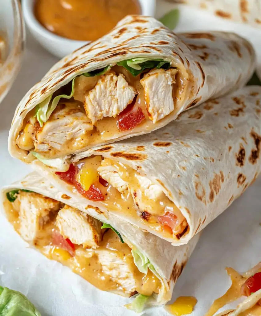 Delicious Chipotle Ranch Grilled Chicken Burrito Recipe