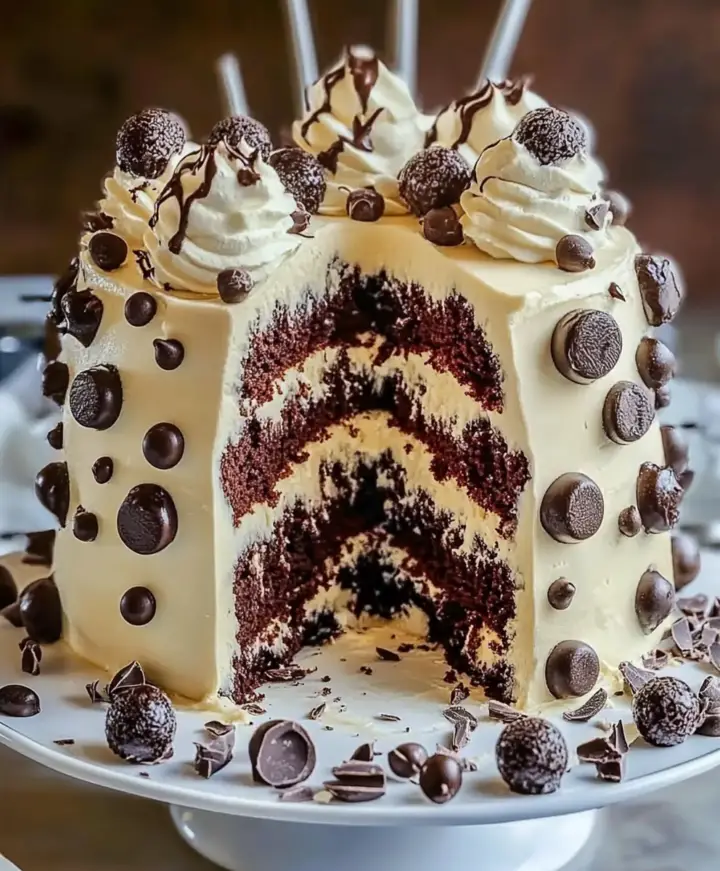 Ice Crime Chocolate Overload Explosion Cake Recipe