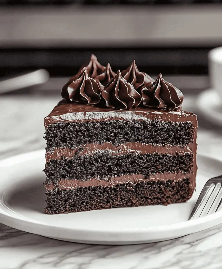 Midnight Fudge Cake Recipe