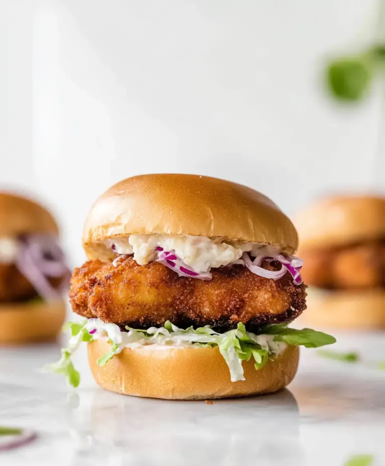 Crispy Fried Cod Fish Sandwich Recipe