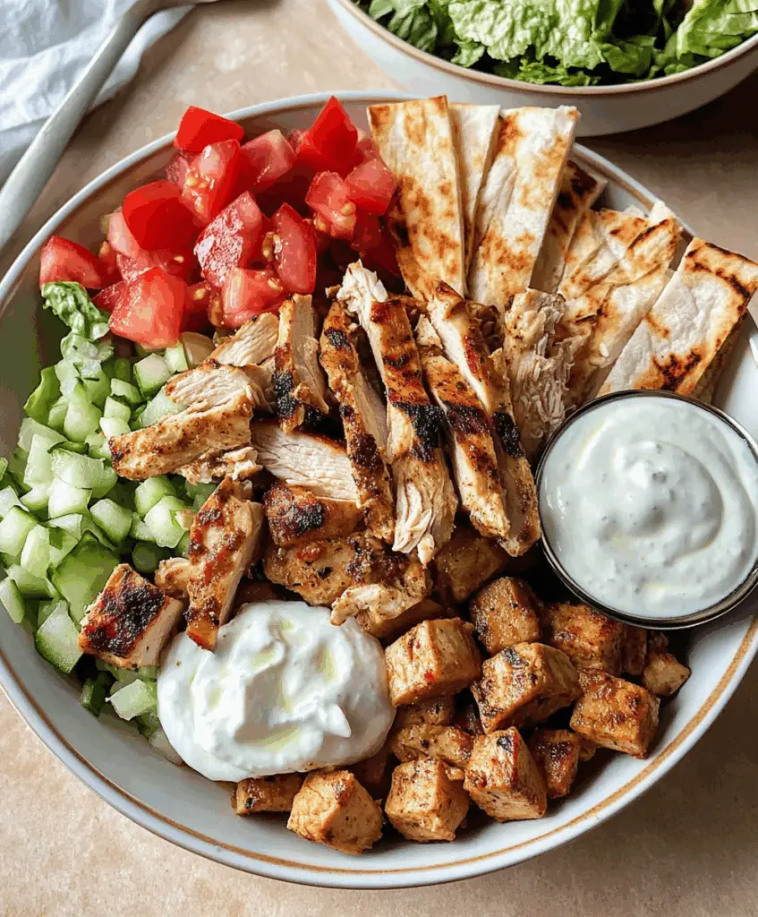 Chicken Gyro Bowls Recipe