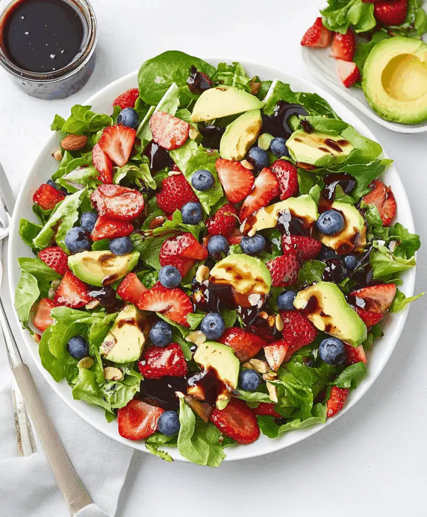 Spring Mix Salad With Balsamic Honey Dressing Recipe