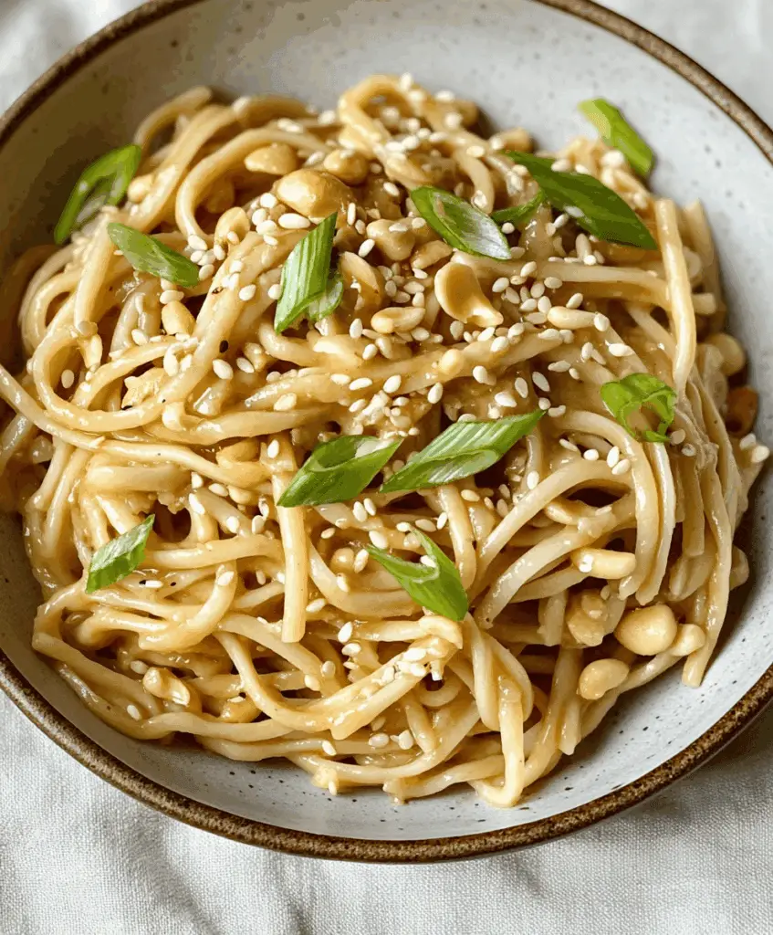 Summer Cold Sesame Noodle Pasta Recipe