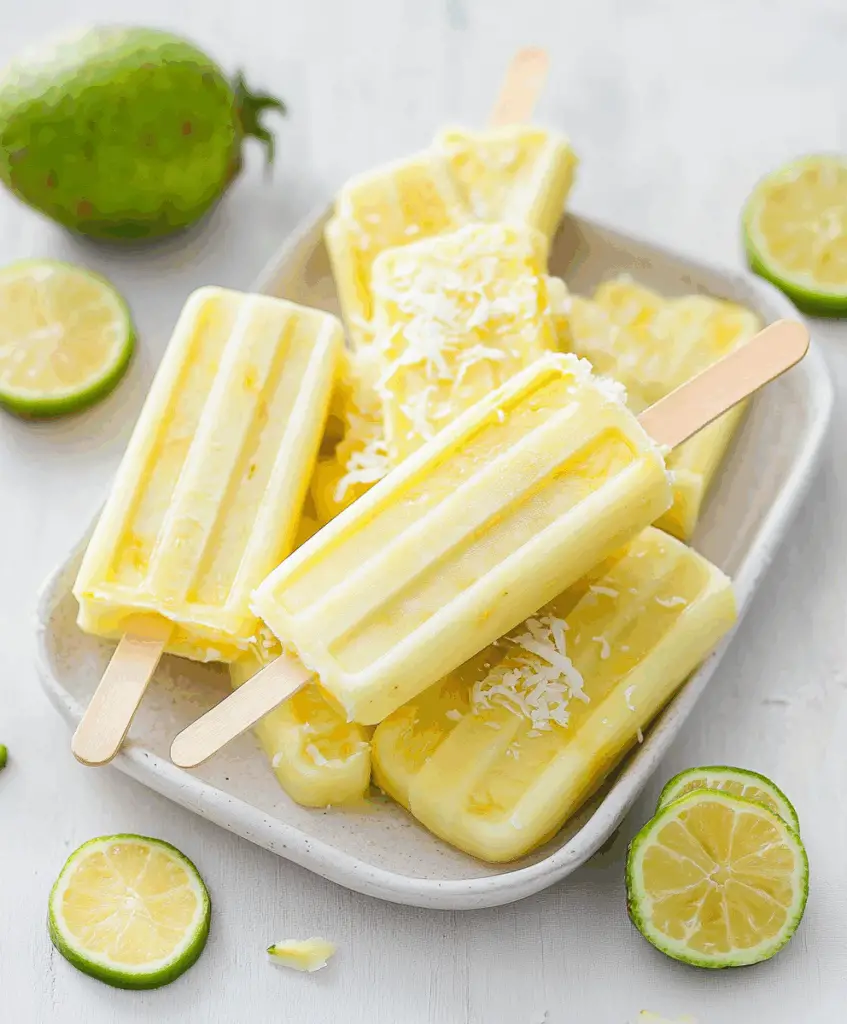 Summer Pineapple Coconut Pops Recipe
